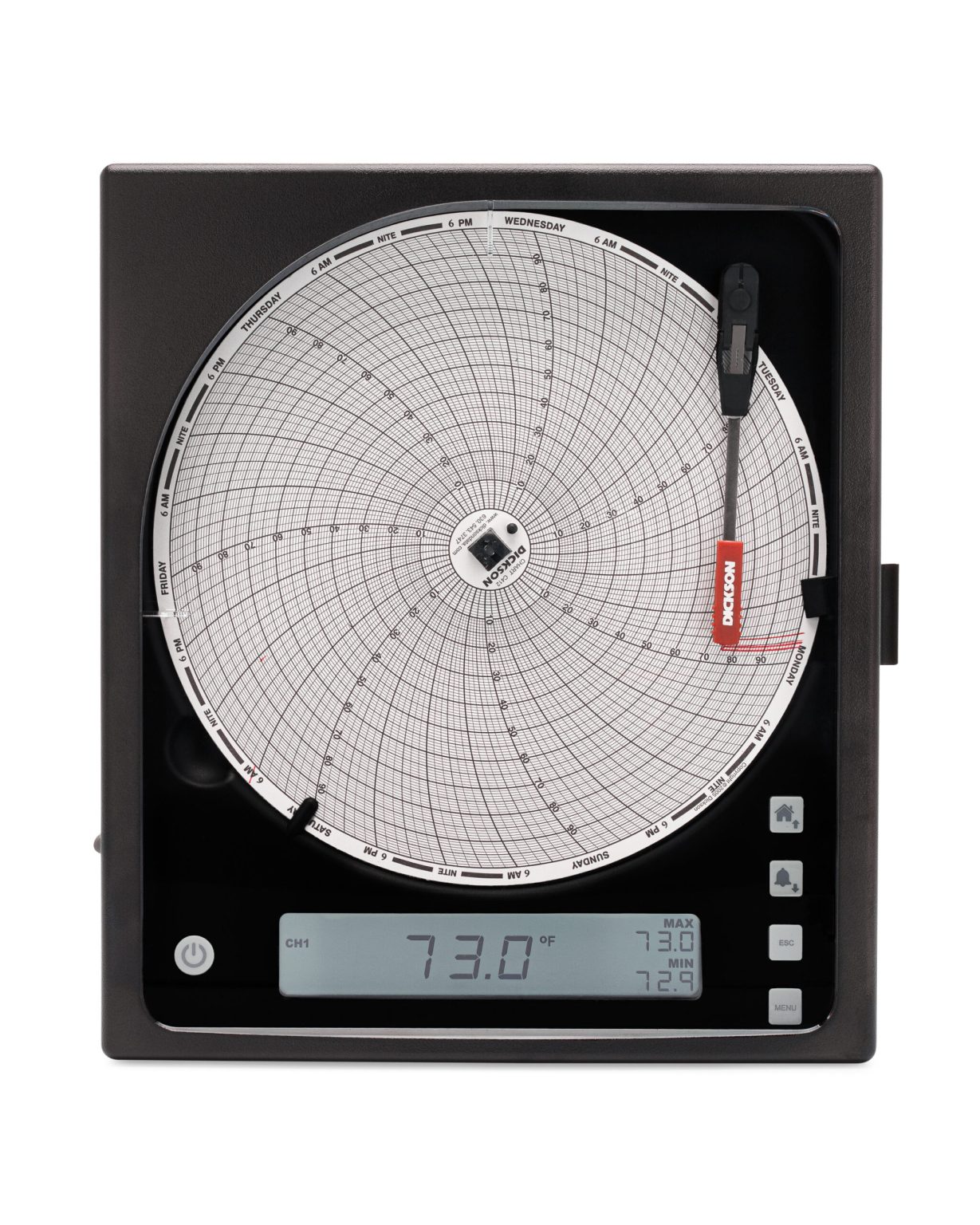 8" Chart Recorder | Environmental Monitoring | Dickson Data
