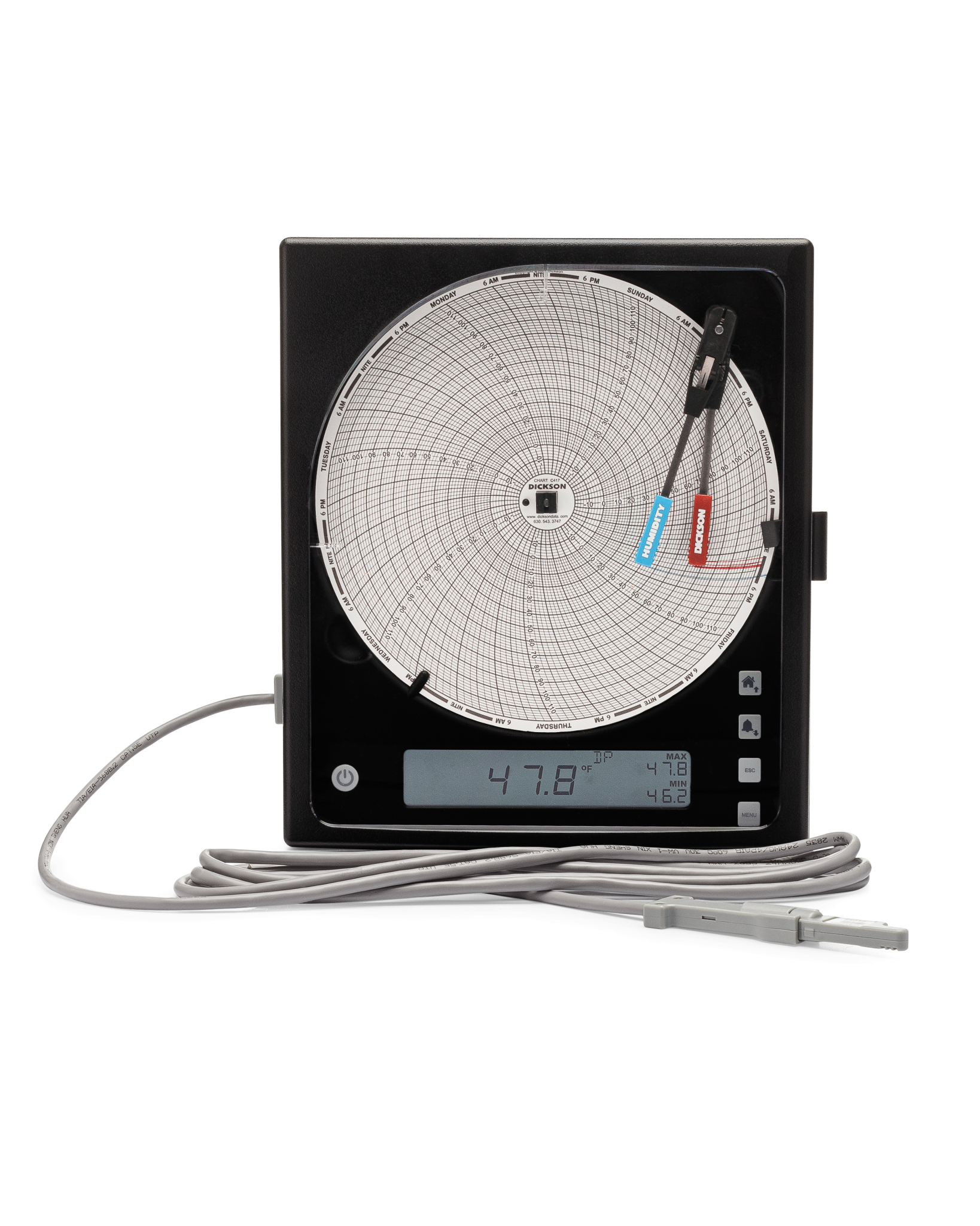 8" Chart Recorder | Environmental Monitoring | Dickson Data