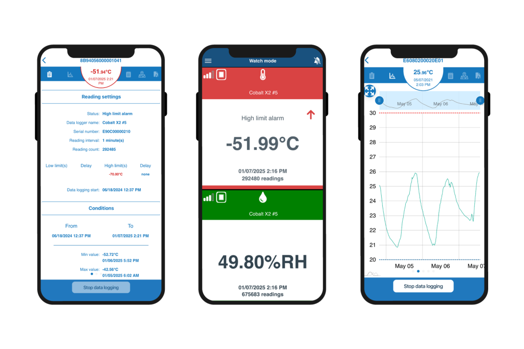 OCEAView Mobile App | Dickson Europe