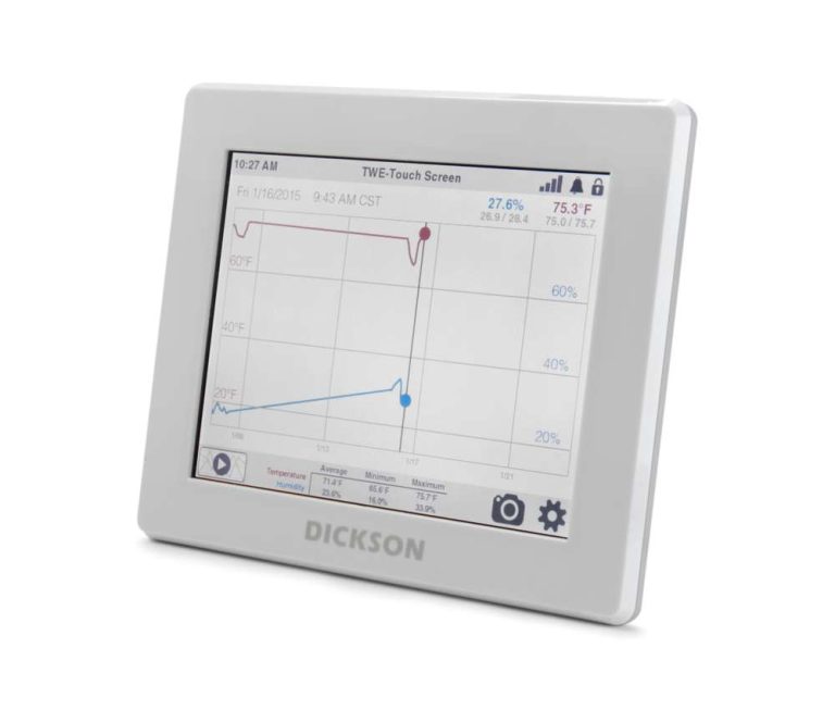 DicksonOne Touchscreen | Remote Monitoring | Dickson Data