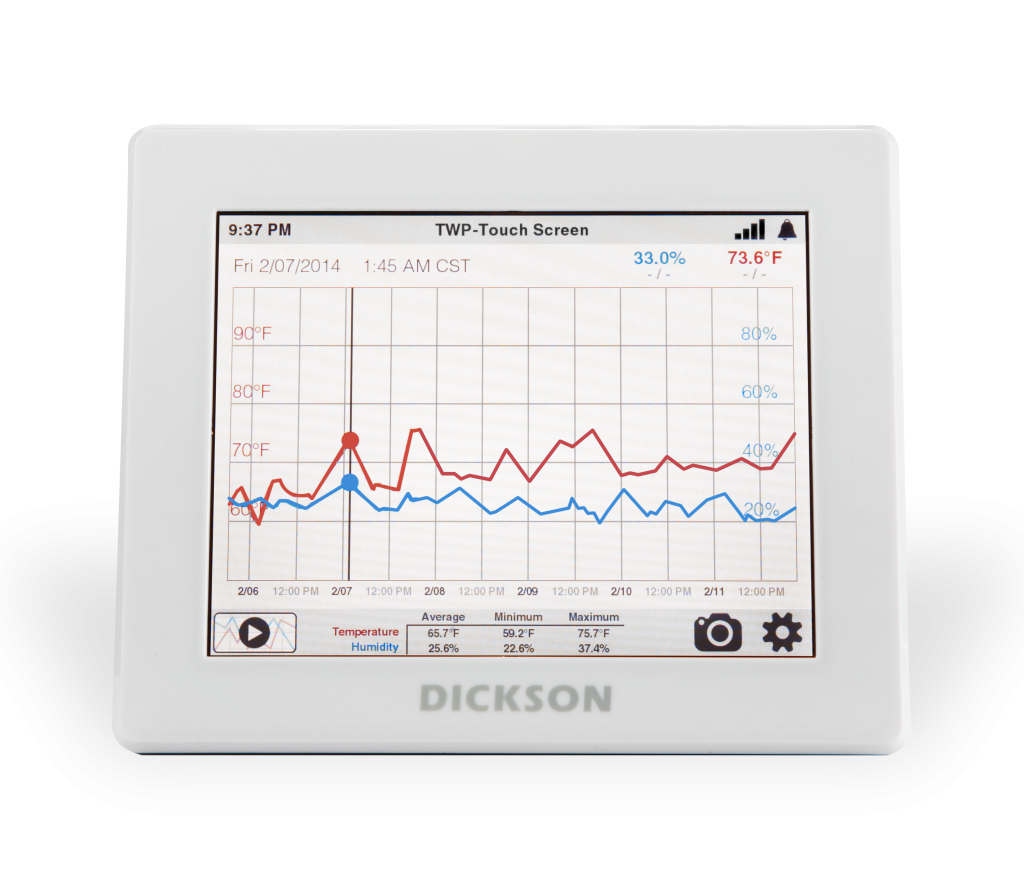 DicksonOne Touchscreen | Remote Monitoring | Dickson Data