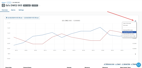 Export the Device Graph for DicksonOne