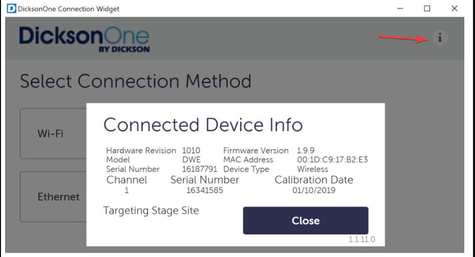 Find the MAC Address of a Device for DicksonOne