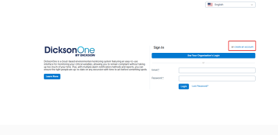 Create Your DicksonOne Account for DicksonOne