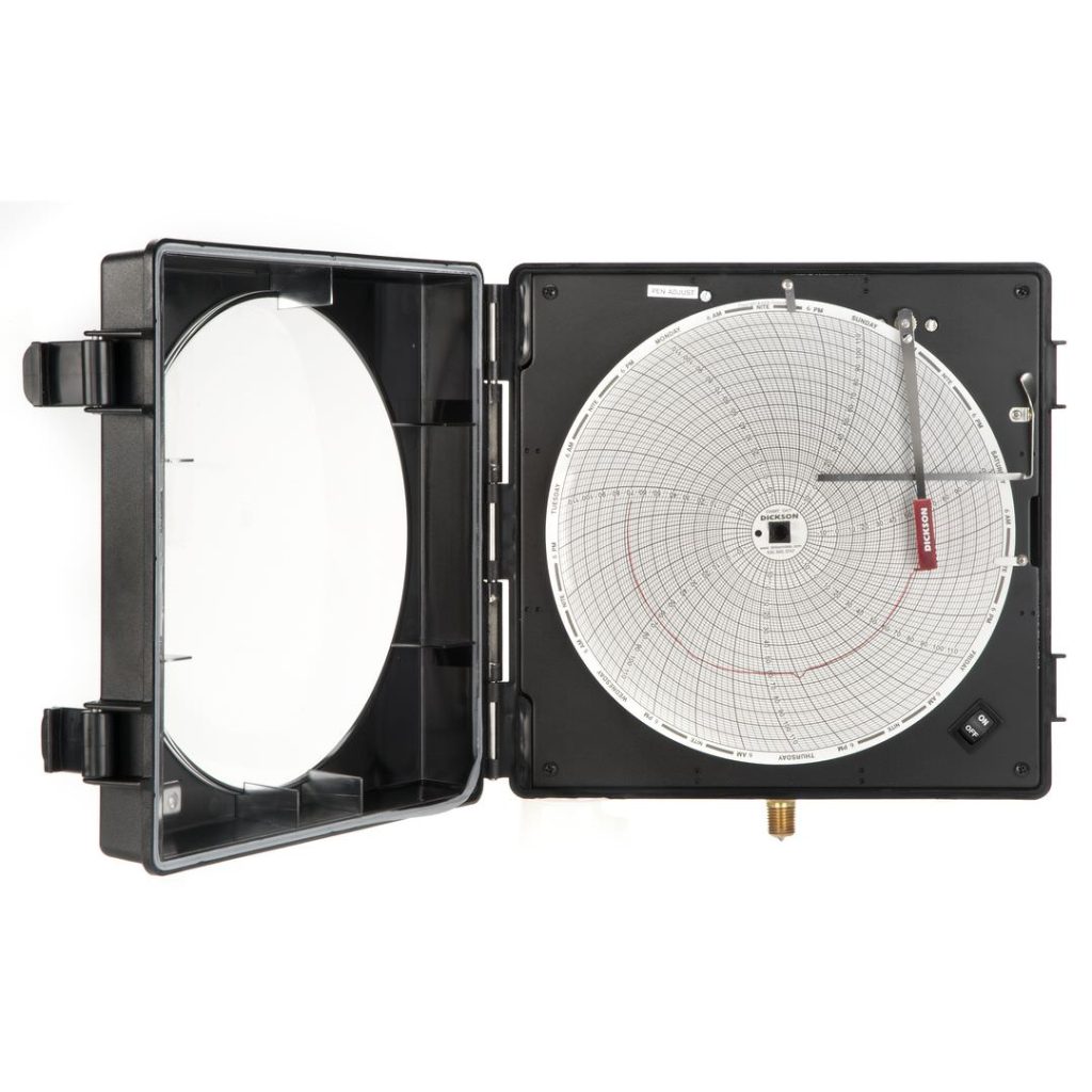 8" Pressure Chart Recorder | Dickson Data